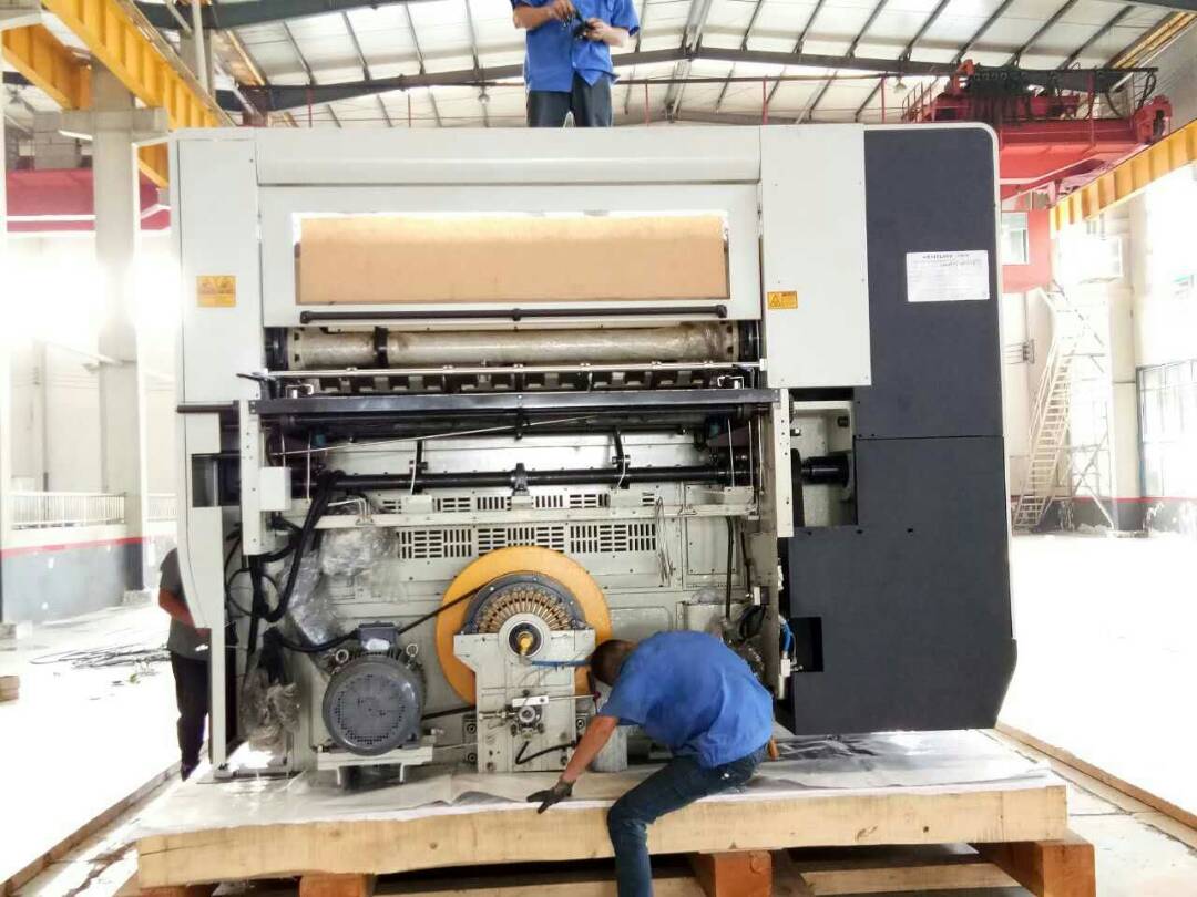we delivery another set 1650 high speed die cutting machine to Europe ...